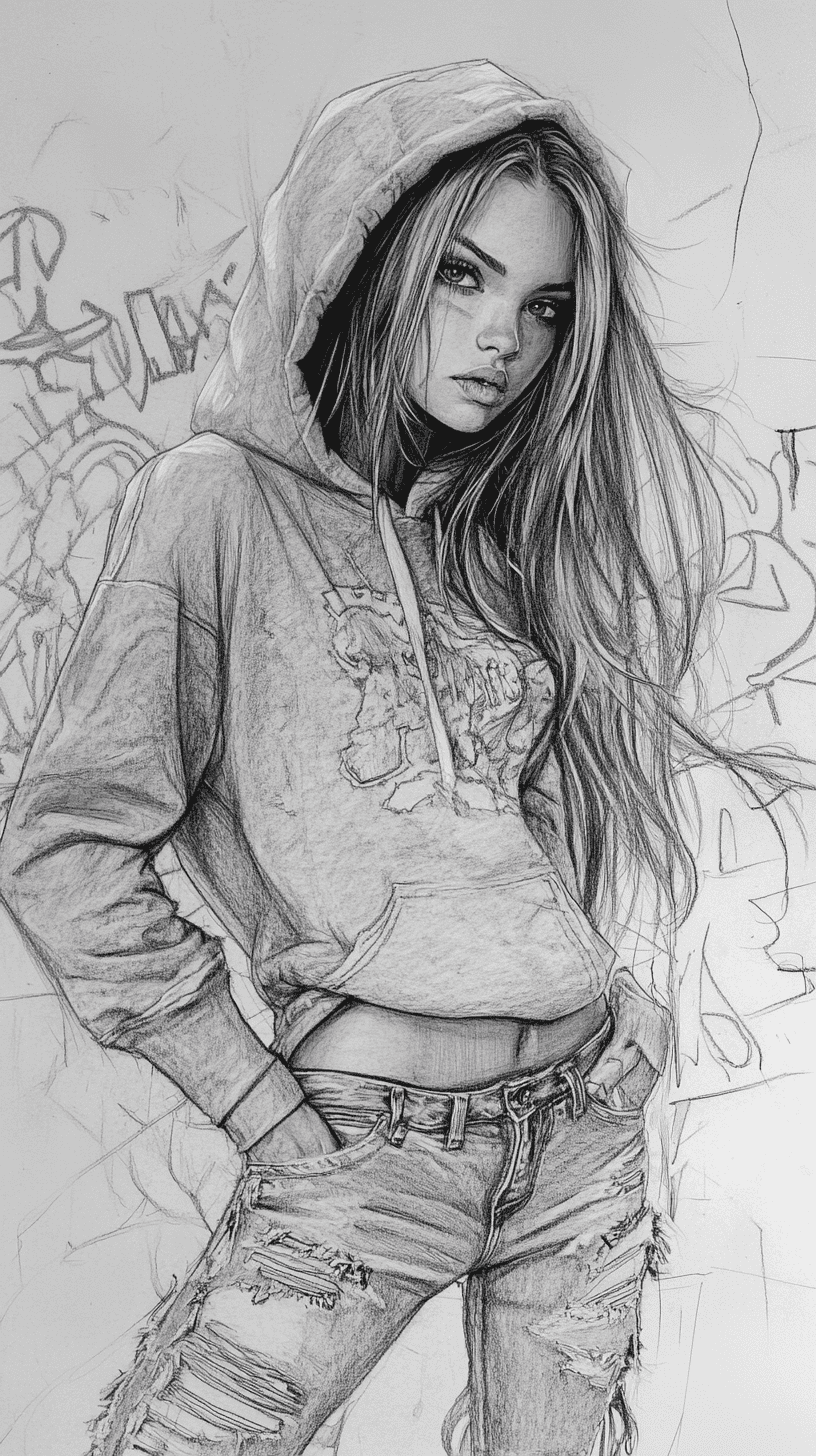 20 Stunning Girl Drawing Concepts to Elevate Your Art Game