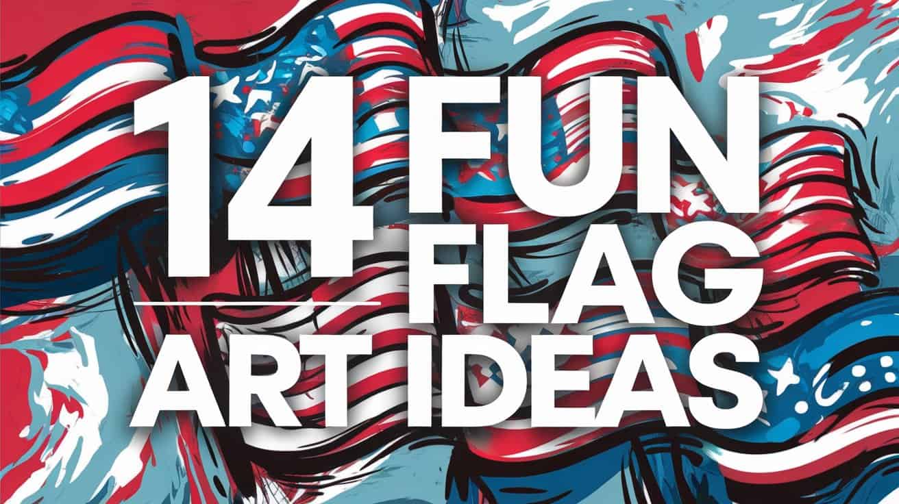 14 Flag Drawing Ideas and Templates: Fun Patriotic Art Projects for All ...